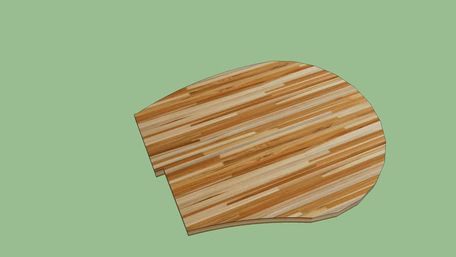 TAMPO DE MESA EM FORMATO ORGÂNICO | 3D Warehouse