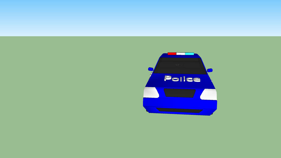 Very simple police car | 3D Warehouse
