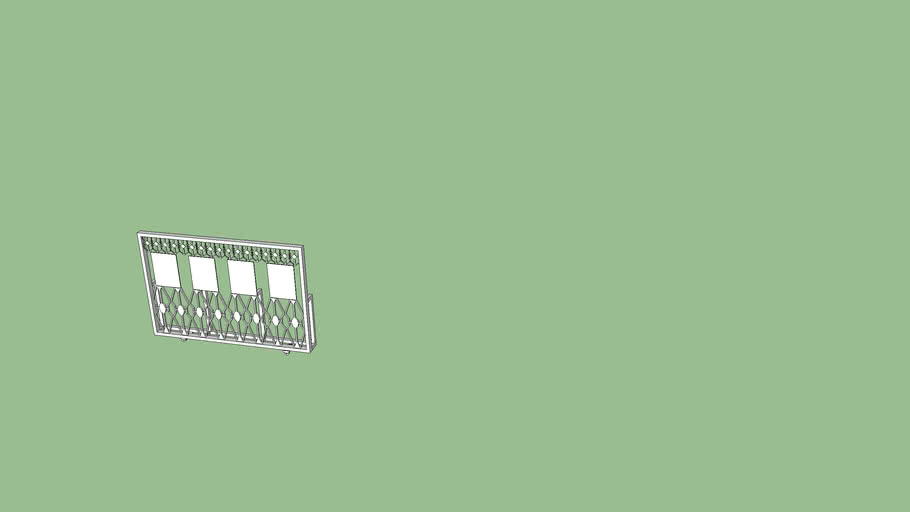 Pagar Besi / Stainless Khas Betawi | 3D Warehouse