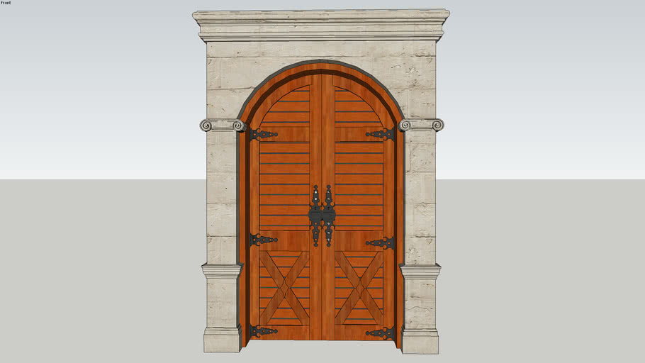 Antique door | 3D Warehouse