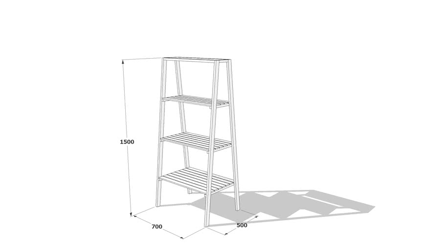 BOOK RACK | 3D Warehouse