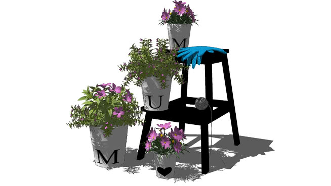 Planter (08) | 3D Warehouse