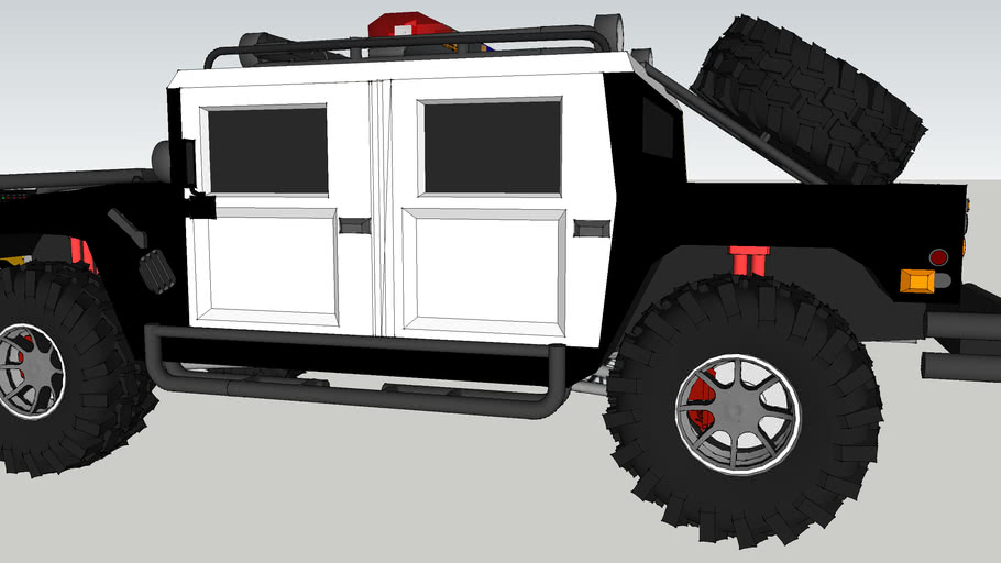 Hummer Police | 3D Warehouse