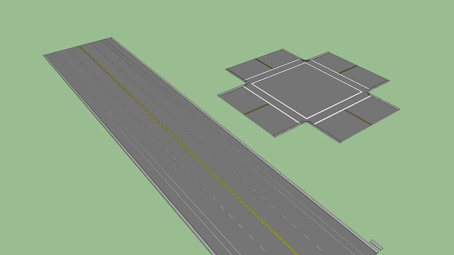 Road and Intersection | 3D Warehouse