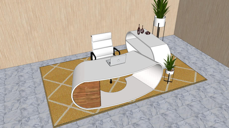 Ladies Boss Office Table 2 | 3D Warehouse