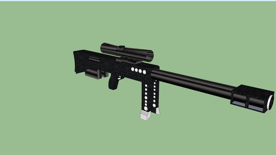 Barrett .50 Cal Sniper | 3D Warehouse