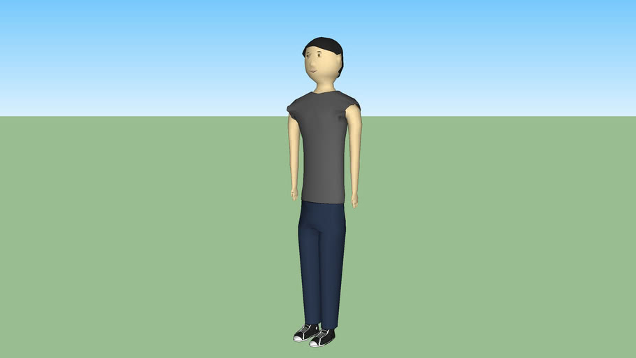 3d boy standing | 3D Warehouse