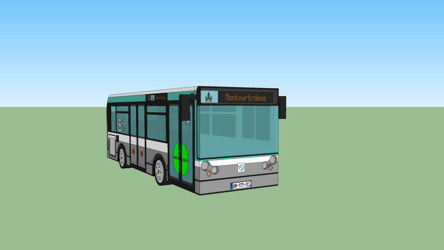 Minibus RATP ( STIF - RATP ) . | 3D Warehouse