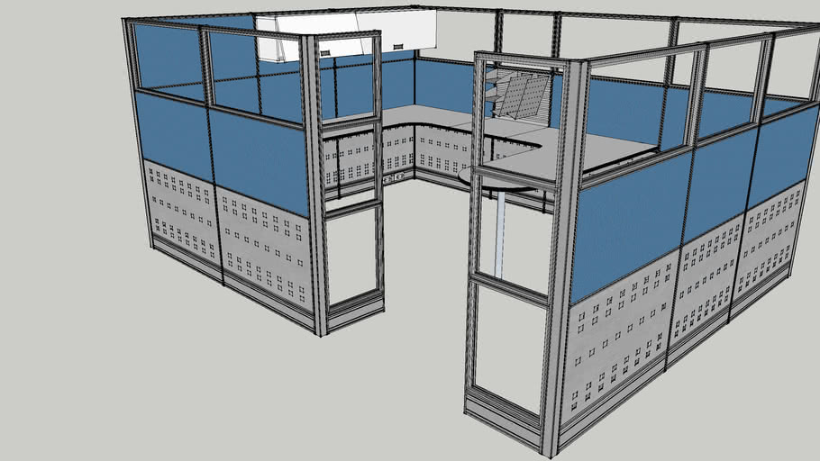 Sample Office Partition | 3D Warehouse