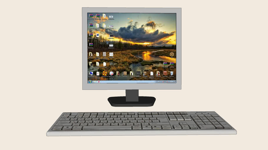 Computer monitor | 3D Warehouse