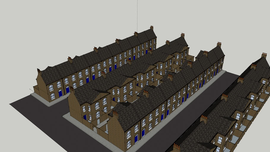 Terraced house | 3D Warehouse