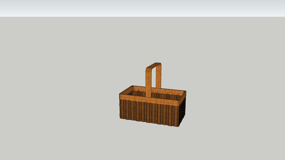 WOODEN HANDBASKET | 3D Warehouse