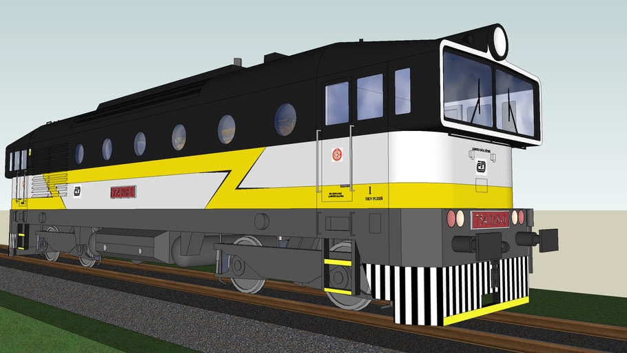 'Goggles' Class 754 best locomotive black | 3D Warehouse