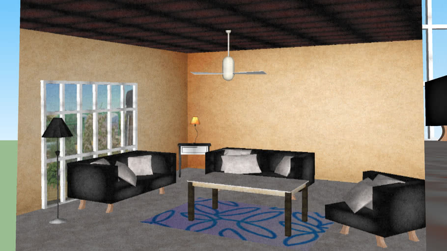 Modern Living Room | 3D Warehouse