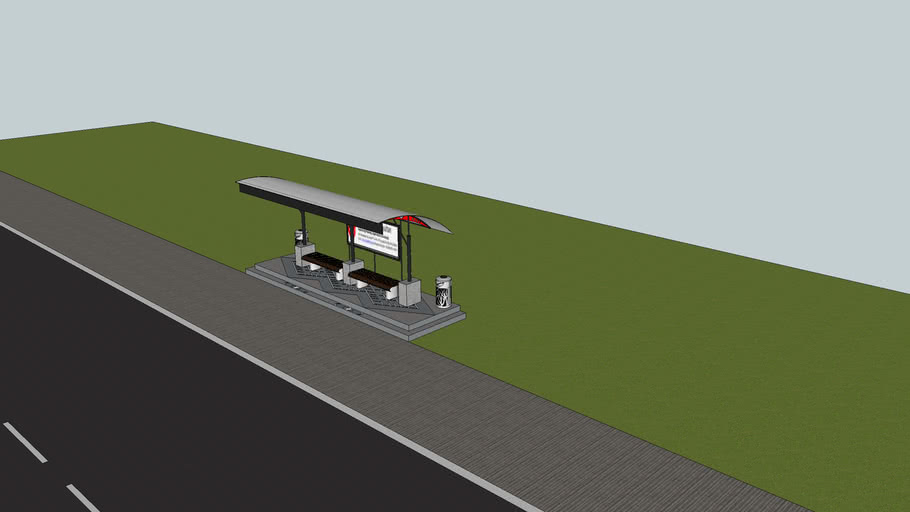 Halte Bus | 3D Warehouse