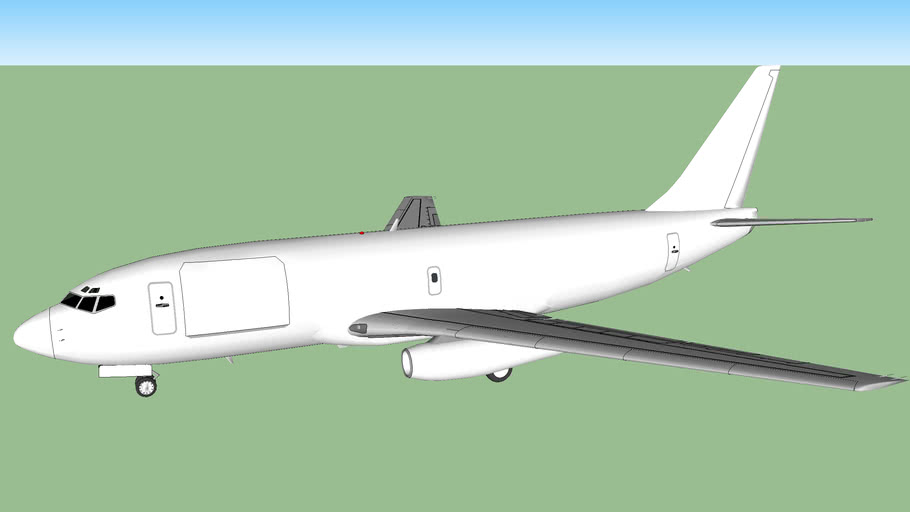 Boeing 737-200 Freighter (TEMPLATE) (2015) | 3D Warehouse