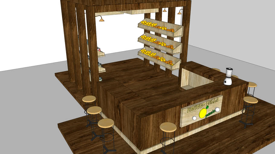 ISLA COMERCIAL TIENDA FRUTAS | 3D Warehouse