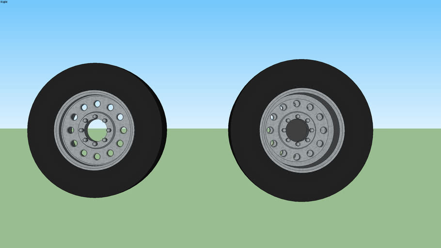 Chevrolet dually wheels | 3D Warehouse