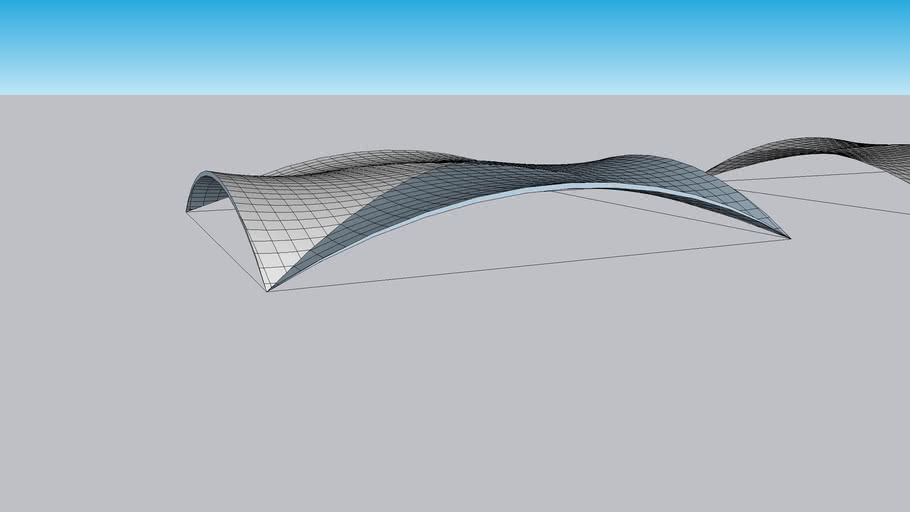 Concrete Shell Roof UoB | 3D Warehouse