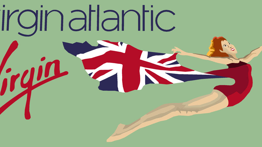 Virgin Atlantic (2013) - Logo | 3D Warehouse