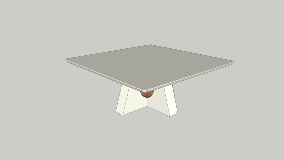 Mesa quadrada simples | 3D Warehouse