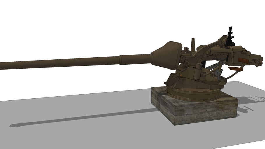 German 8,8cm PAK 43 3 L71 auf SKLIIa | 3D Warehouse