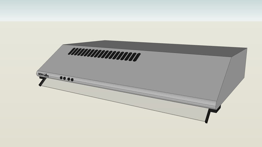 Extractor Slim 80 cm | 3D Warehouse