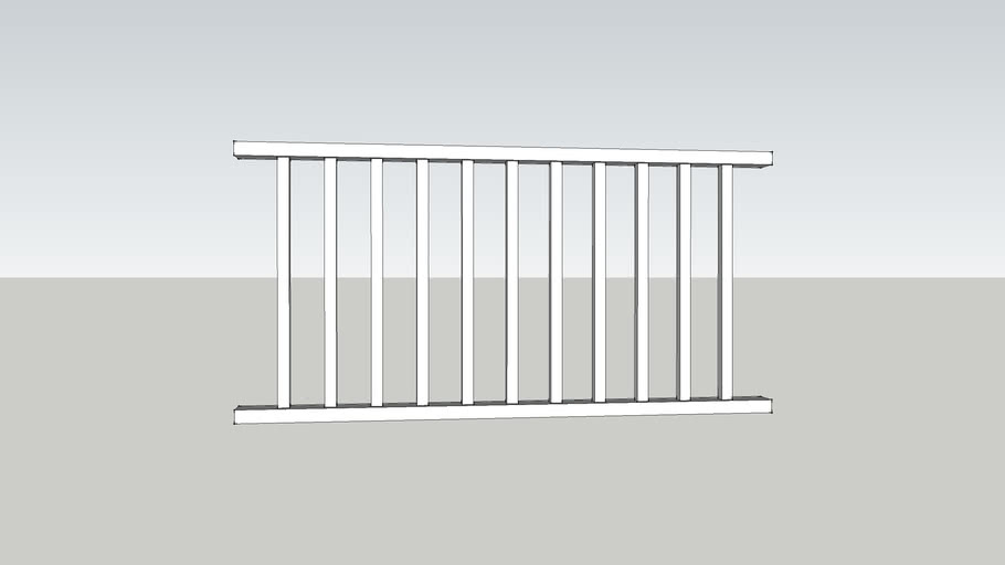 Simple Railing | 3D Warehouse