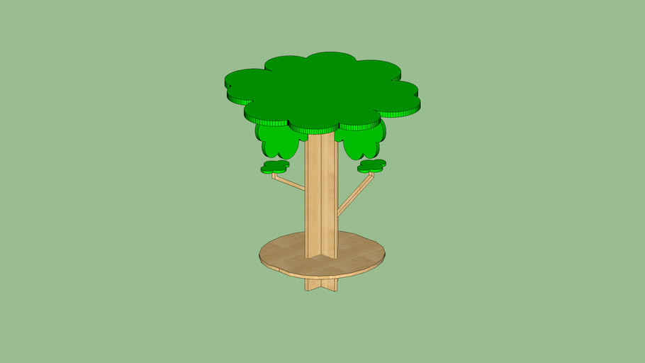 Árvore em MDF | 3D Warehouse