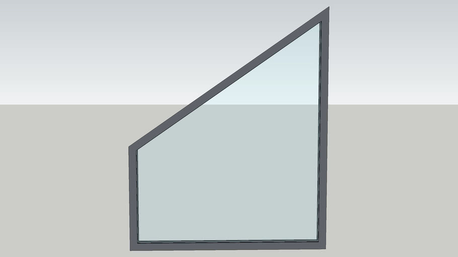 Triangle window | 3D Warehouse