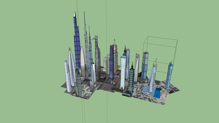 Tallest buildings in the world (Literally!) | 3D Warehouse