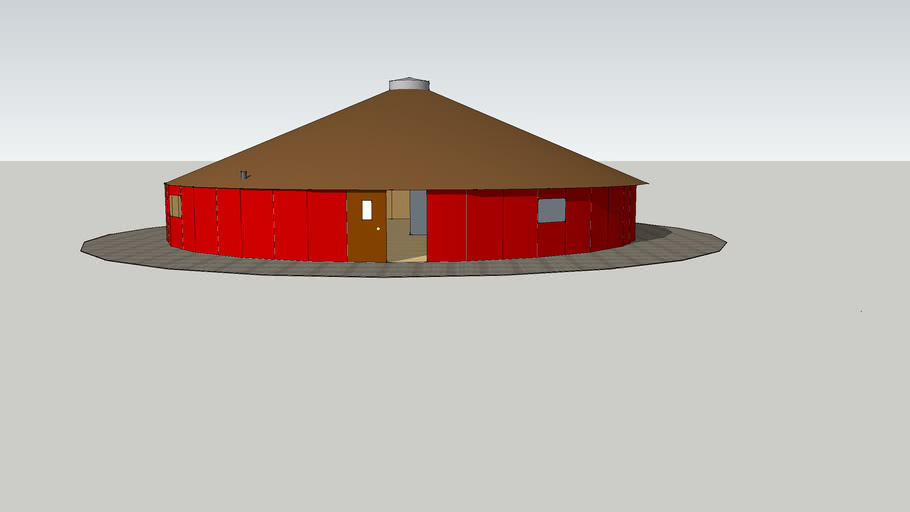 Yurt with 1bd 1ba | 3D Warehouse