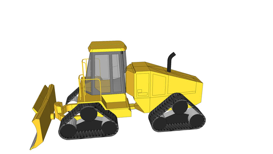 John Deere 764 high speed dozer | 3D Warehouse