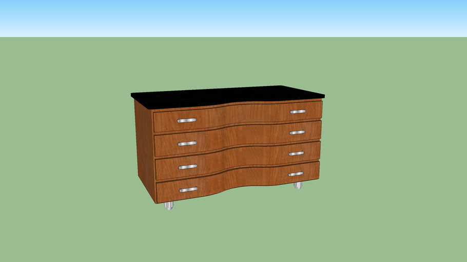 Commode with inox | 3D Warehouse