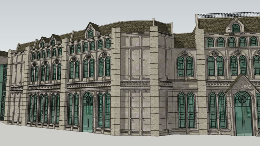 European facade classical architecture | 3D Warehouse