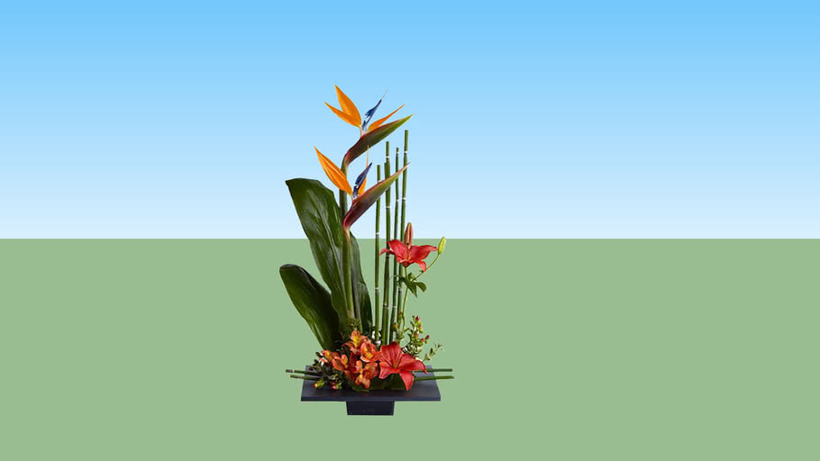 Bunga Rangkaian 01 | 3D Warehouse