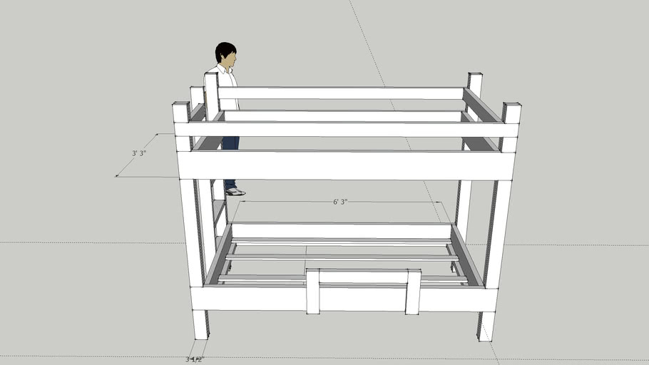 Bunk Bed | 3D Warehouse