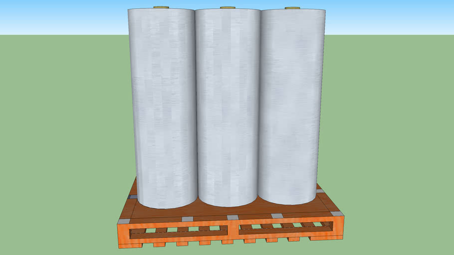 bobina de lona embalada | 3D Warehouse