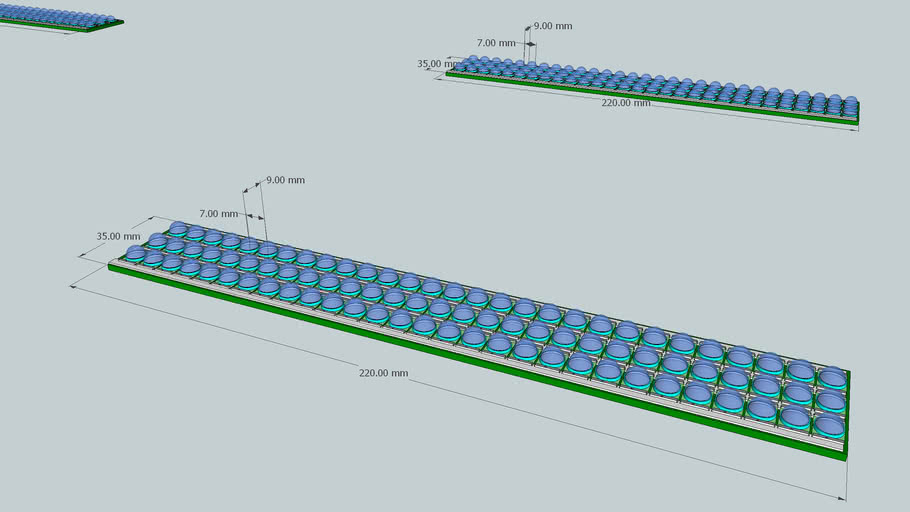 High intensity LED light panel | 3D Warehouse