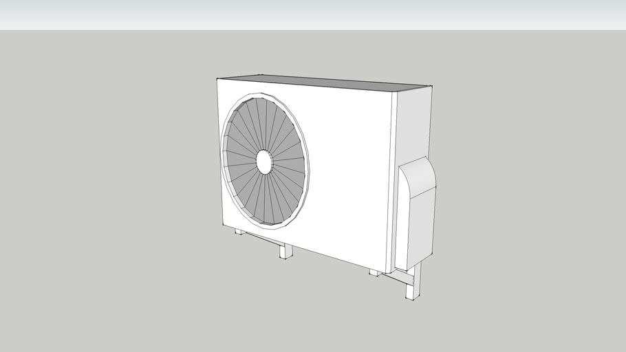 Air conditioning - outdoor unit | 3D Warehouse