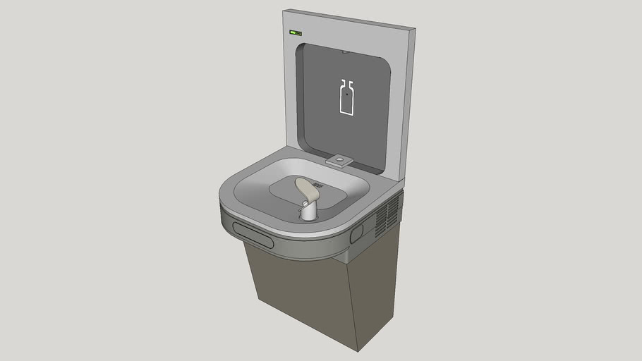Water Fountain Single with Water Bottle Fill | 3D Warehouse