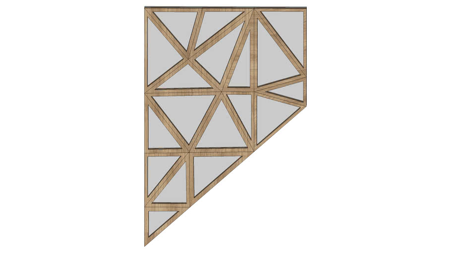 PAINEL TRIANGULOS | 3D Warehouse