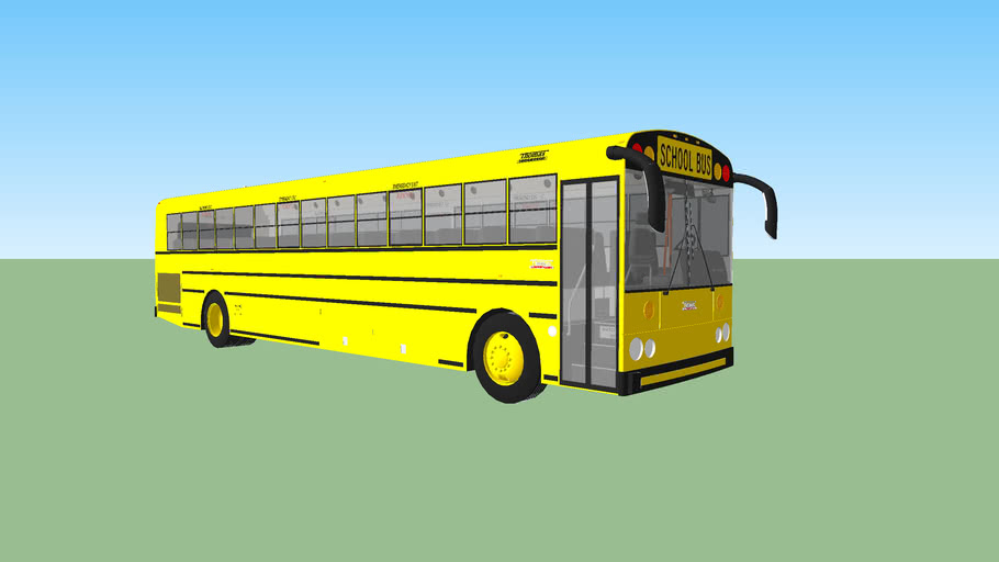 2010 Thomas Saf-T-Liner HDX School Bus | 3D Warehouse