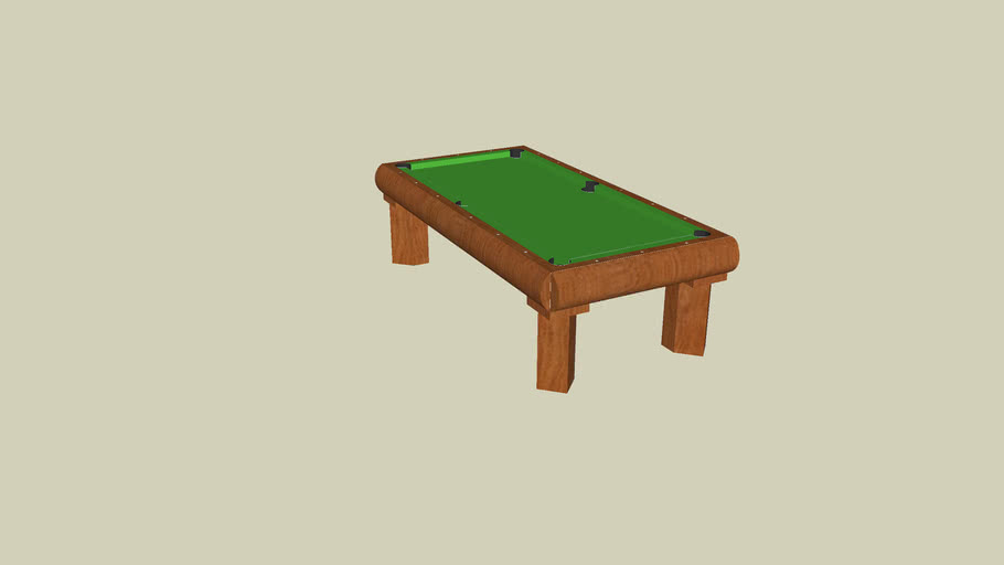 mesa sinuca | 3D Warehouse