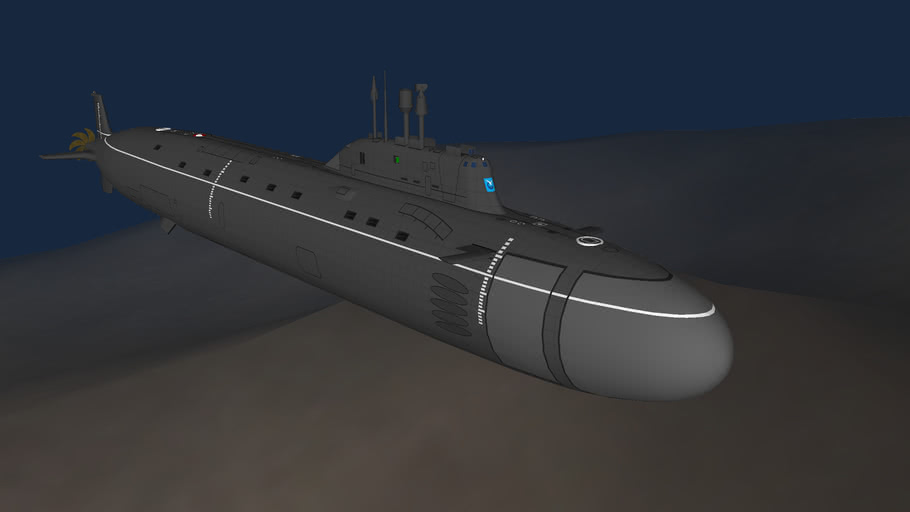 RUSSIAN SUBMARINE GRANEY CLASS | 3D Warehouse