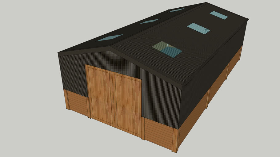 Timber Farm Building | 3D Warehouse