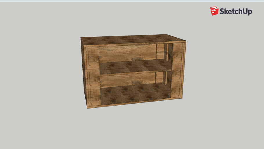 armário rustico | 3D Warehouse