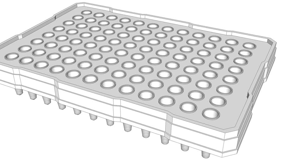 96-Well Reaction Plate | 3D Warehouse