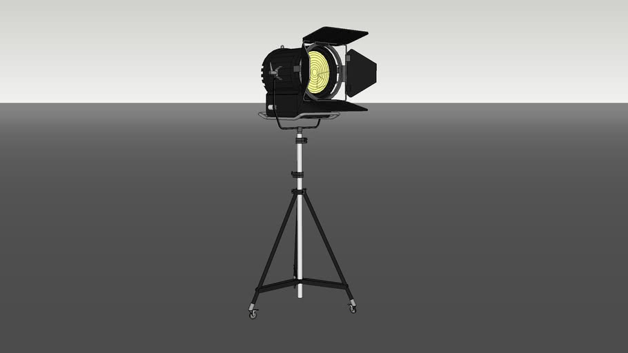 Extra Large Spotlight on tripod | 3D Warehouse