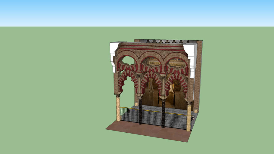 Mezquita de Cordoba. Mihrab | 3D Warehouse